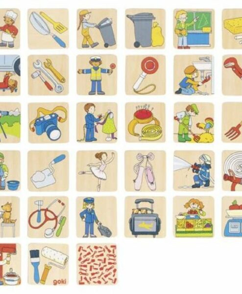 Memory - profesiones - logopedicum